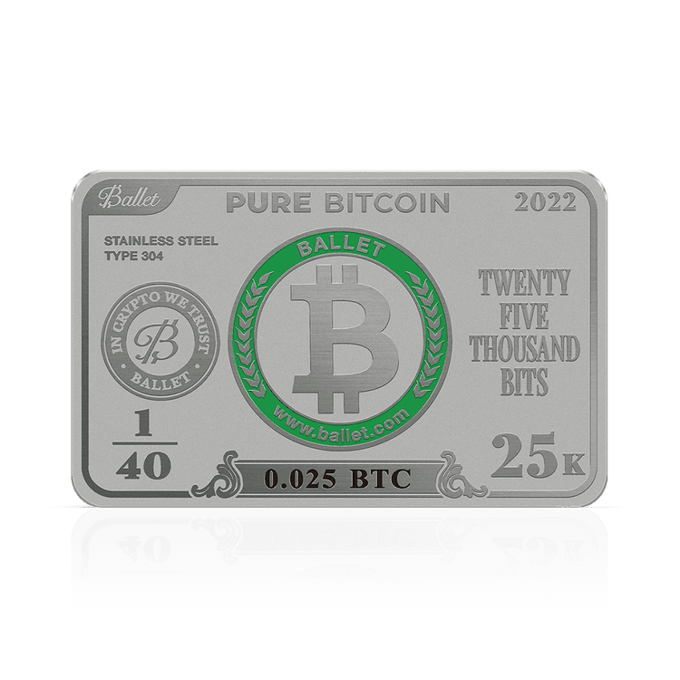 Ballet Physical Bitcoin - Making Crypto Easy